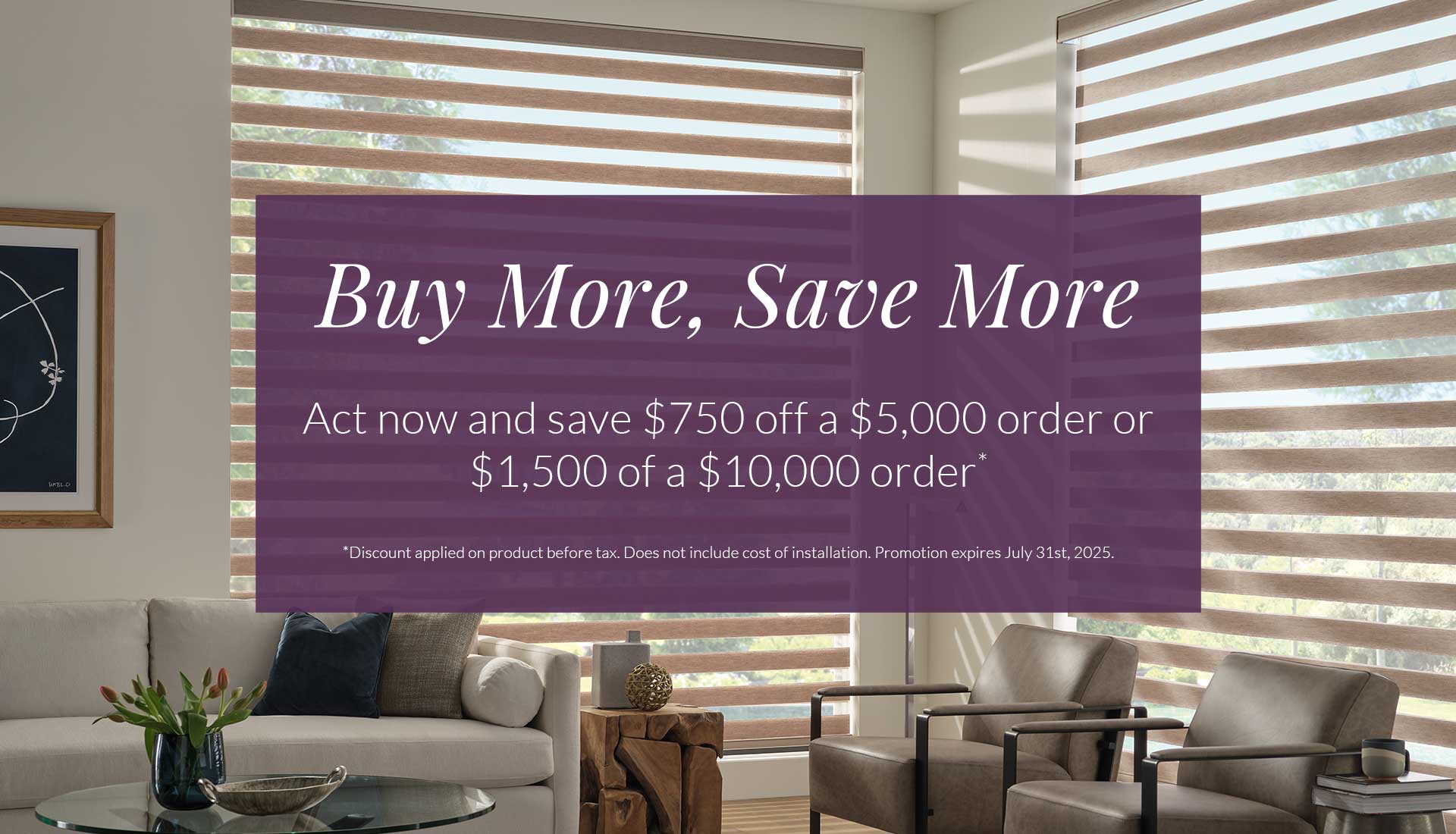 Promotions | Night & Day Decor | Hunter Douglas Rebates